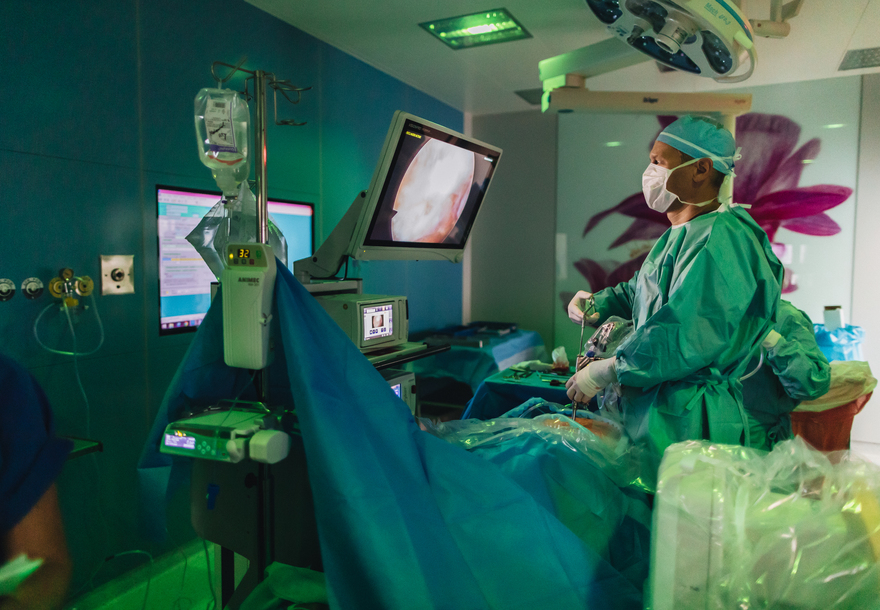 Endoskopowa dekompresja stenozy kanału kręgowego kręgosłupa lędźwiowego